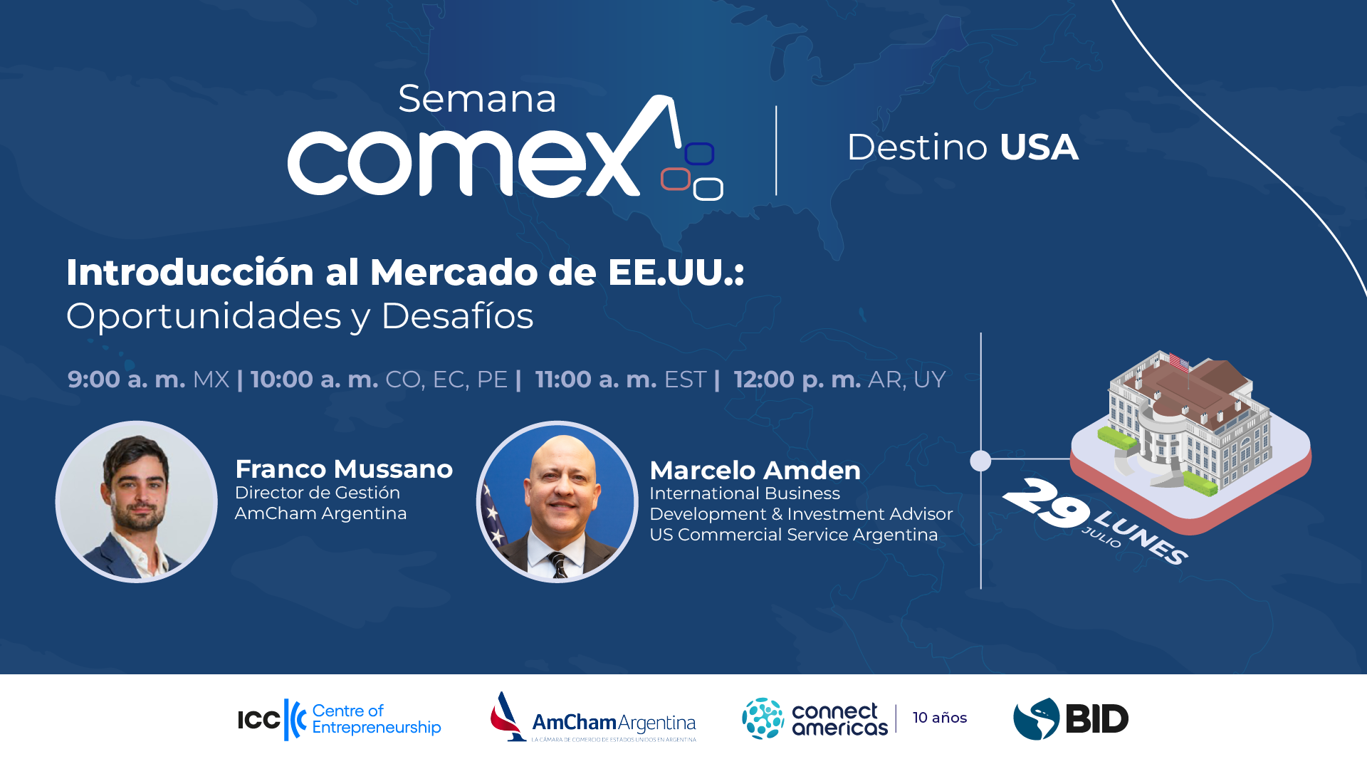 Día 1 | Introducción al Mercado de EE.UU.: Oportunidades y Desafíos | ConnectAmericas